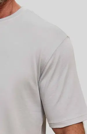 RYE 51 The Luxe Supima Tee - Mist Grey
