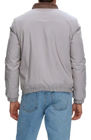 Gorski Genuine Shearling Lined Jacket - Light Beige