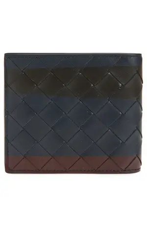 Bottega Veneta Intrecciato Bifold Wallet - 4328 Midnight