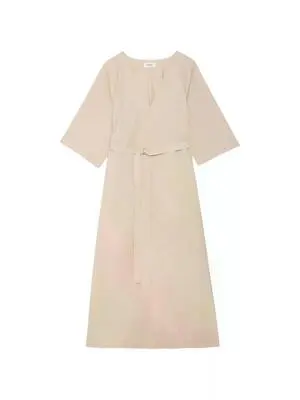 OTTOD'AME V-neck Belted Dress