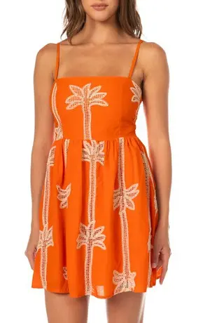 MAAJI Tangerine Tropics Emiliana Cover-up Dress - Orange