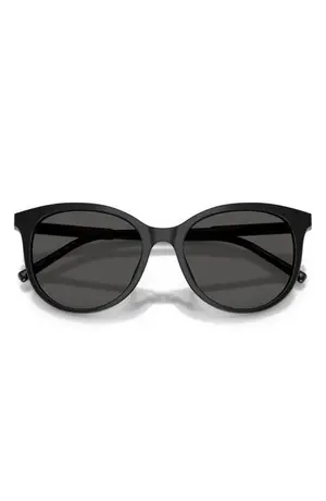 Dolce & Gabbana Phantos Silhouette Acetate Sunglasses - Black/dark Grey