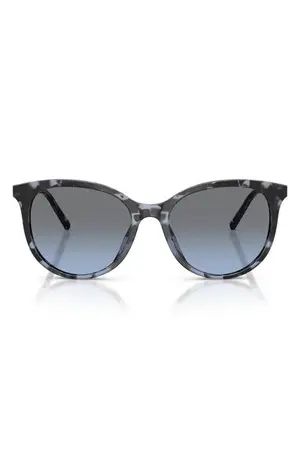 Dolce & Gabbana Dolce&Gabbana Phantos Silhouette Acetate Sunglasses Blue Havana/blue Gradient