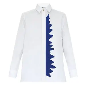 MY PAIR OF JEANS Embroidered Cotton Shirt
