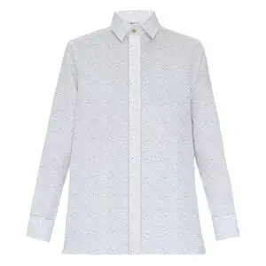 MY PAIR OF JEANS Gilda Printed Shirt - White/grey