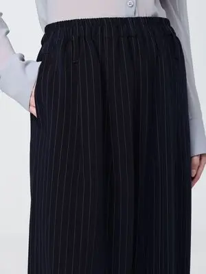 THE FRANKIE SHOP Wide Leg Pinstripe Trousers