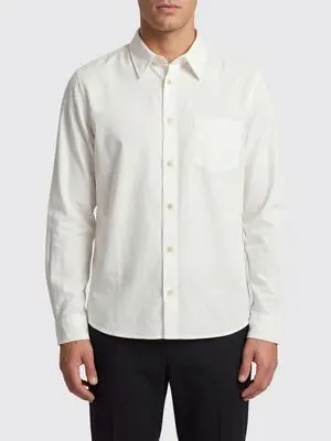 A.p.c. Long Sleeve Collared Shirt With Pocket