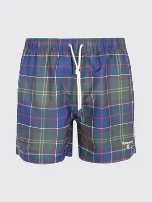Barbour Plaid Swim Shorts - Green