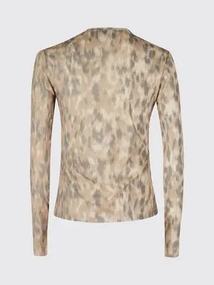 GANNI Long Sleeve Printed Top