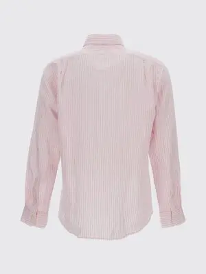 Polo Ralph Lauren Striped Linen Blend Casual Shirt - Pink