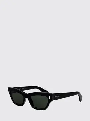 Alexander McQueen Acetate Cat-eye Sunglasses With Lettering Logo - Black