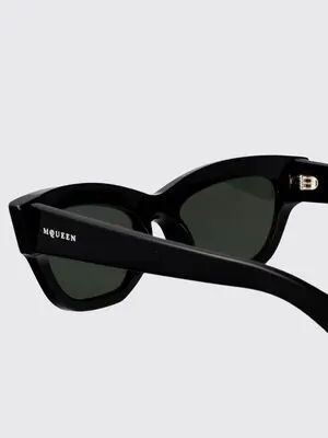 Alexander McQueen Acetate Cat-eye Sunglasses With Lettering Logo