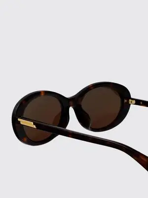 Bottega Veneta Oval Frame Sunglasses - Brown