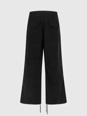 ENTIRE STUDIOS Cotton Drawstring Trousers - Black 1