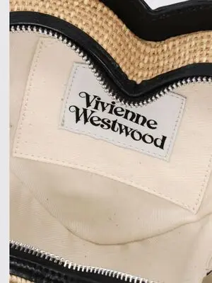 VIVIENNE WESTWOOD Bag In Raffia And Leather