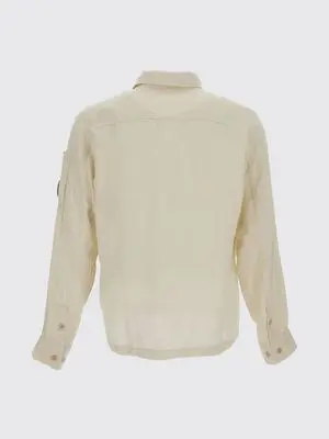 C.P. COMPANY Long Sleeve Shirt With Two Pockets - Beige