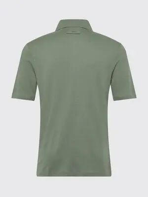 BOSS Linen Blend Polo - Green