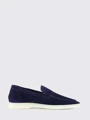 AURELIEN Suede Loafers - Navy