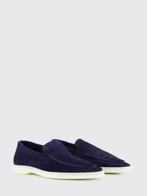 AURELIEN Suede Loafers - Navy