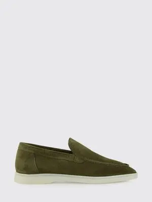 AURELIEN Suede Loafers - Olive