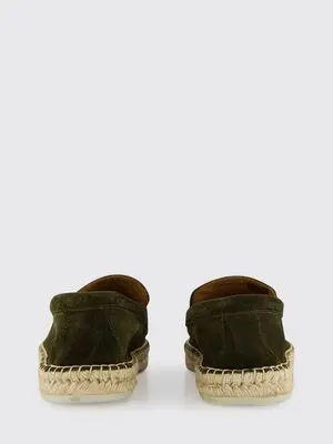 AURELIEN Seaside Suede Espadrilles - Olive