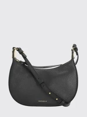 COCCINELLE Hammered Leather Bag - Black