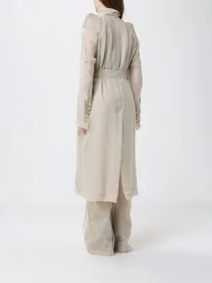Rick Owens Maria Silk Trench Coat