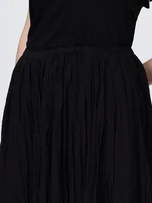 MEIMEIJ Pleated Midi Skirt - Black