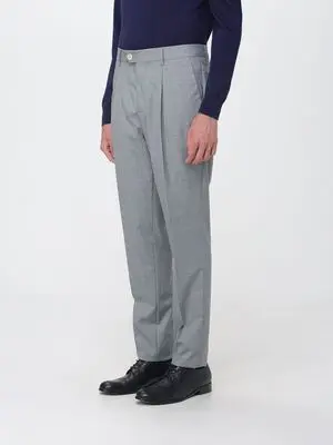 Brunello Cucinelli Virgin Wool Tailored Trousers - Grey