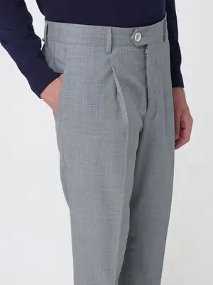Brunello Cucinelli Virgin Wool Tailored Trousers - Grey