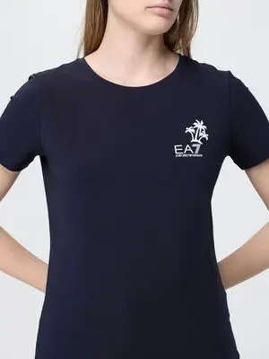 EA7 T-shirt With Graphic Detail - Blue