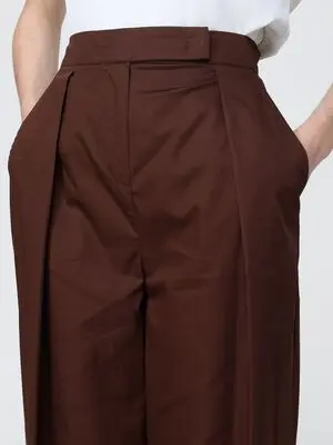 HANITA Wide-leg Tailored Trousers - Ebony