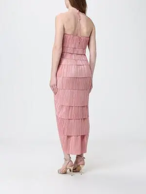 Cult Gaia Pleated Halter Neck Dress