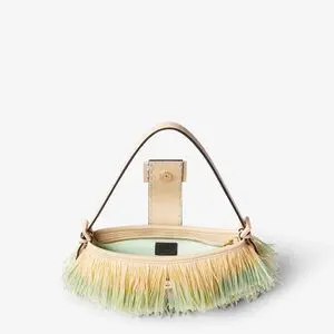 Fendi Baby B. Raffia Bag
