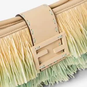 Fendi Baby B. Raffia Bag