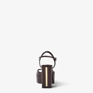 Fendi Arco" Platform Sandals - Brown