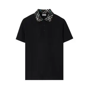 Burberry Check Collar Polo Shirt