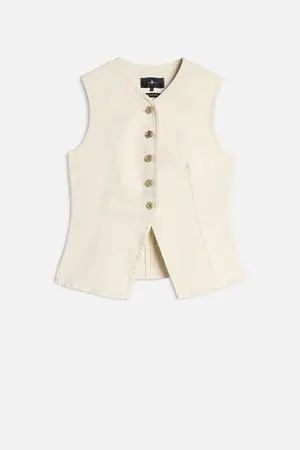 7 For All Mankind Classic Vests For Women