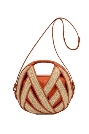 Perrin Le Petit Panier Raffia Basket - Silver