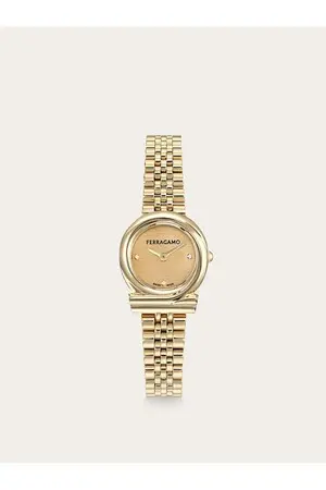 FERRAGAMO Gancini Twisted Watch - Gold