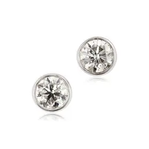 Benbridge Diamond Studs, 0.70 Carat Total Weight, 14k White Gold - Wg