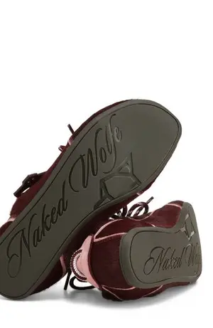 NAKED WOLFE Soul Sneakers - Wine