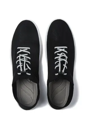 LANDS' END Water-friendly Lace-up Sneakers - Black