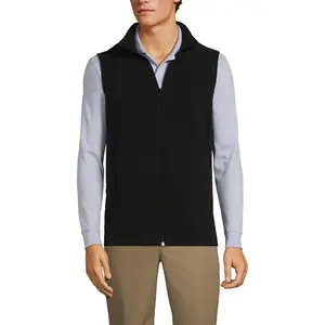 LANDS' END Lightweight Fleece Vest - Black