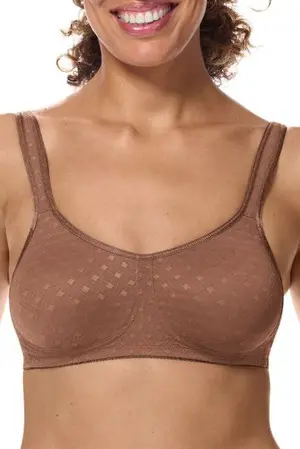 AMOENA Tiana Wire-free Bra - Mocha
