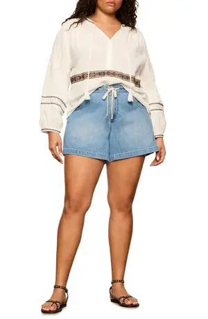 Sanctuary Embroidered Cotton Top