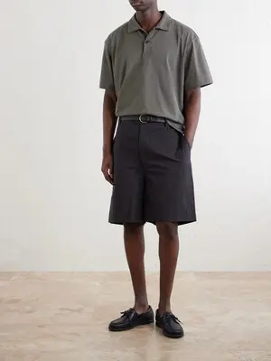 MARGARET HOWELL Straight-leg Cotton Shorts