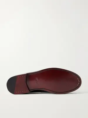 MORJAS Leather Horsebit Loafers - Brown