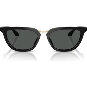 ARMANI Giorgio Butterfly Sunglasses - Black/dark Grey
