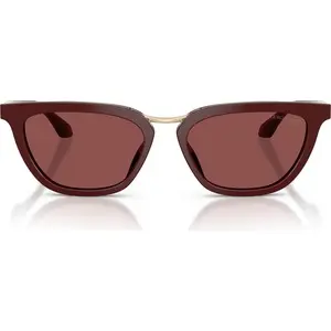 ARMANI Giorgio Butterfly Sunglasses - Burgundy/dark Violet